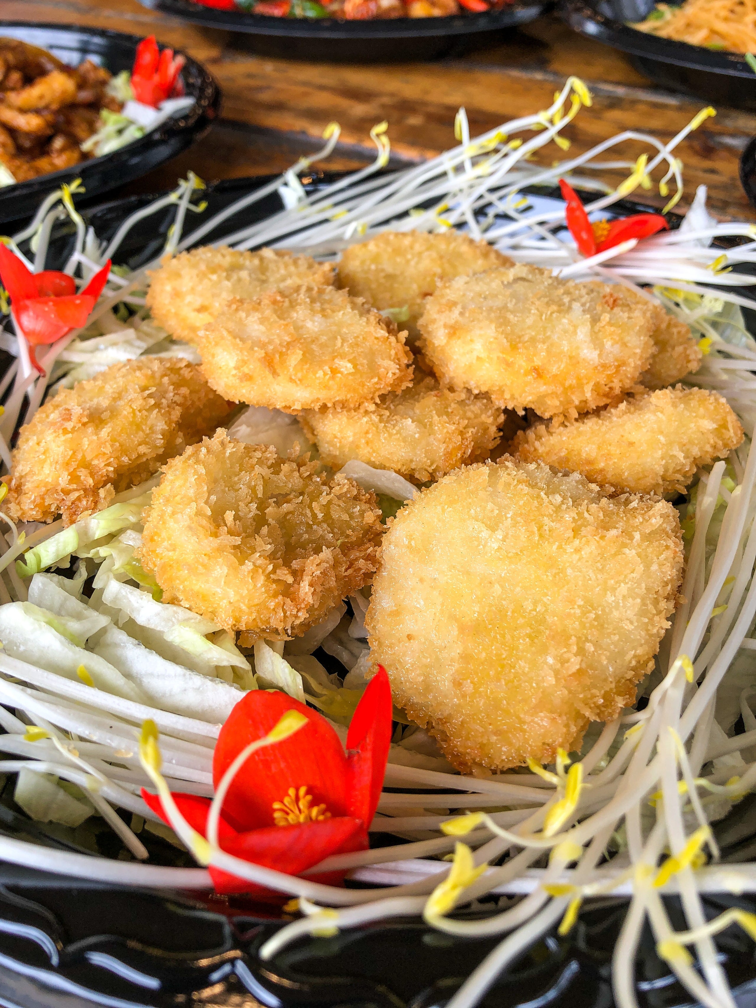 Panko Fried Scallop Poke | Street Food